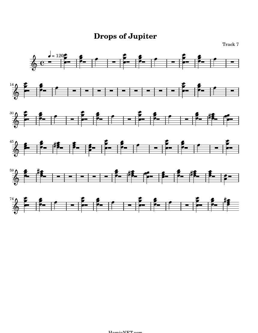 Drops of Jupiter Sheet Music - Drops of Jupiter Score • HamieNET.com