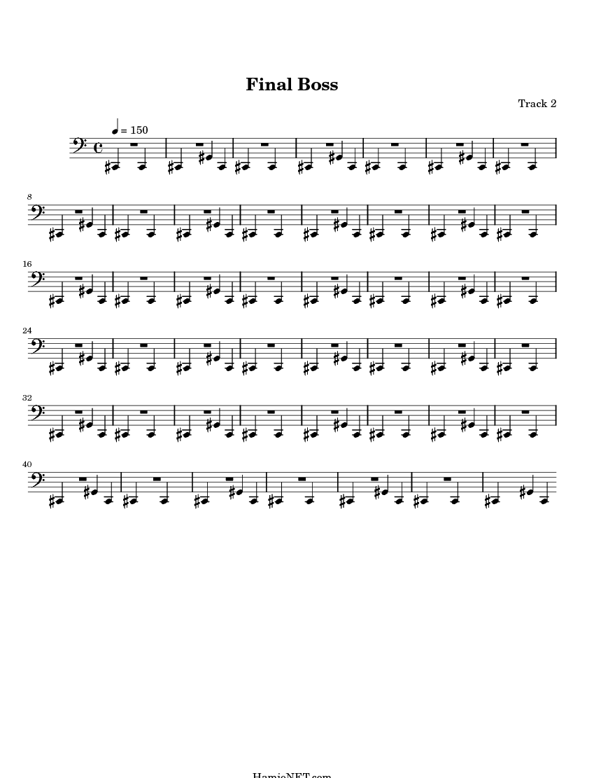 Final Boss Sheet Music - Final Boss Score • HamieNET.com