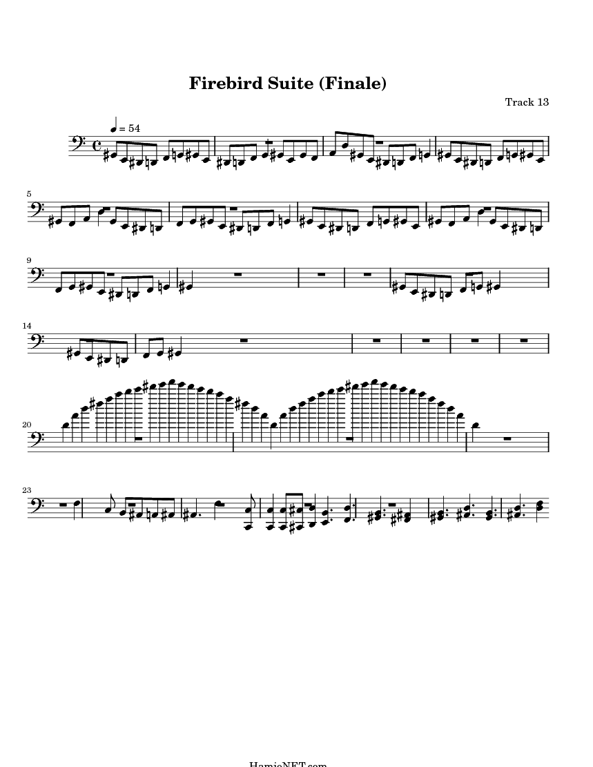 Firebird Suite (Finale) Sheet Music - Firebird Suite (Finale) Score ...