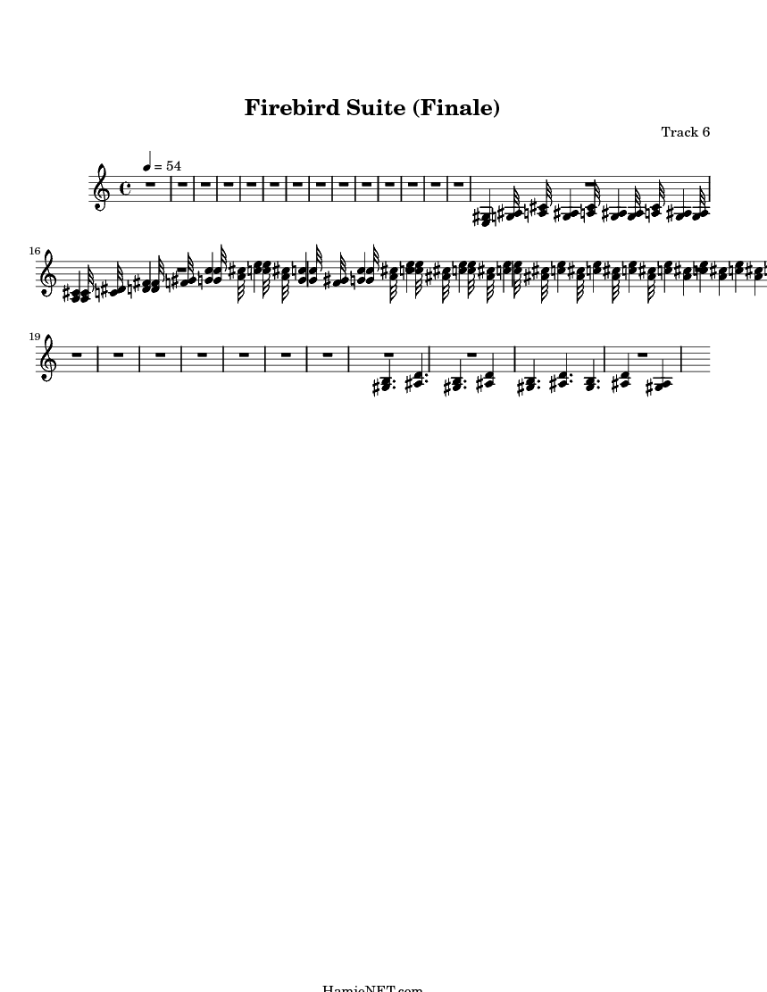 Firebird Suite (Finale) Sheet Music - Firebird Suite (Finale) Score ...