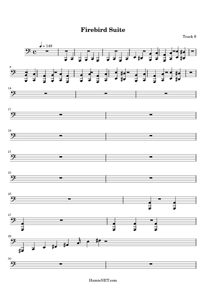 Firebird Suite Sheet Music - Firebird Suite Score • HamieNET.com