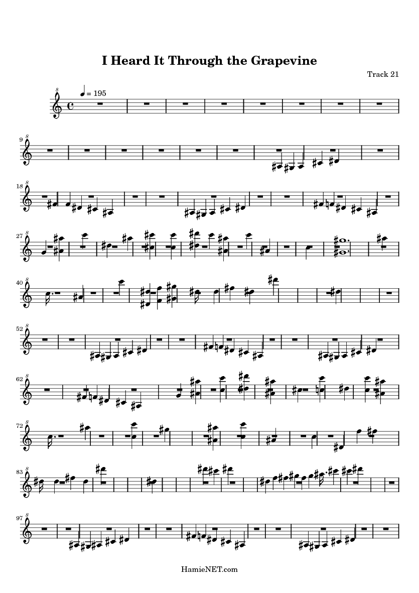 I Heard It Through the Grapevine Sheet Music - I Heard It Through the ...
