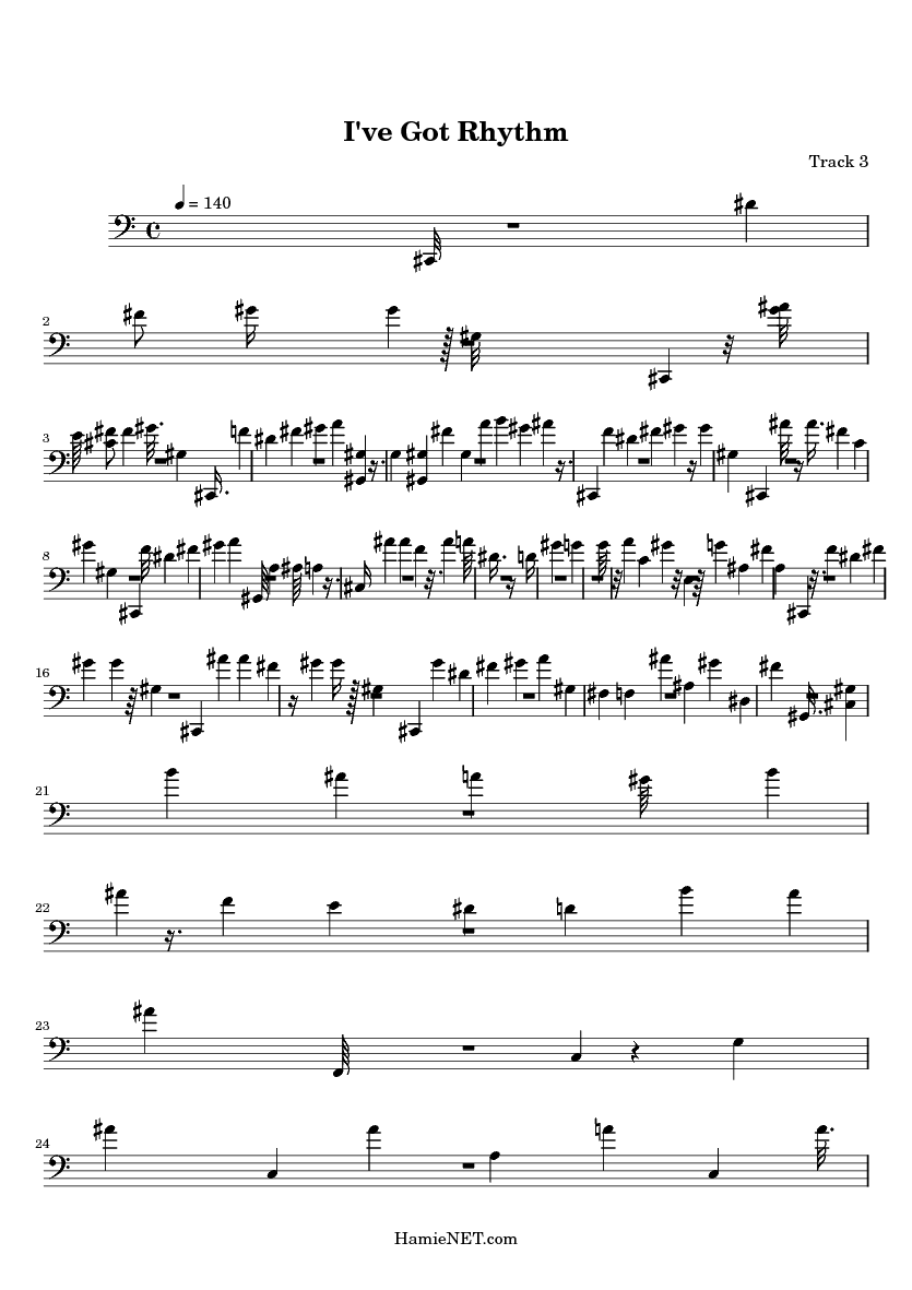 I've Got Rhythm Sheet Music - I've Got Rhythm Score • HamieNET.com
