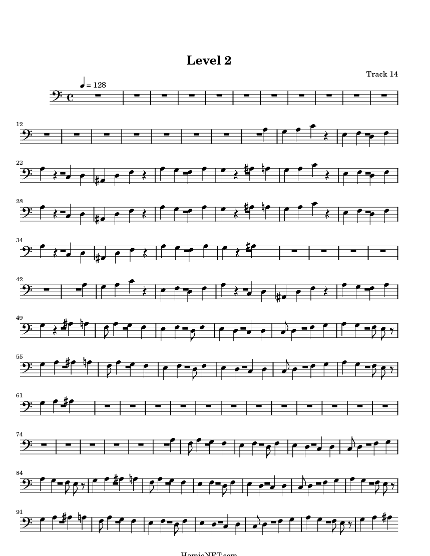 Level 2 Sheet Music - Level 2 Score • HamieNET.com