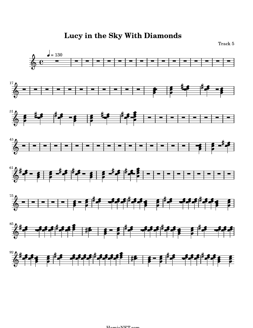 Lucy in the Sky With Diamonds Sheet Music - Lucy in the Sky With ...