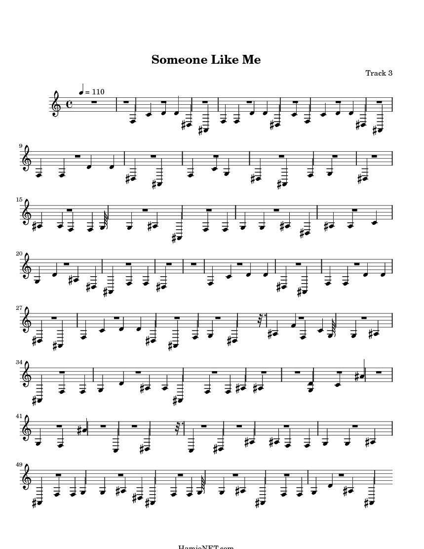 Someone Like Me Sheet Music - Someone Like Me Score • HamieNET.com