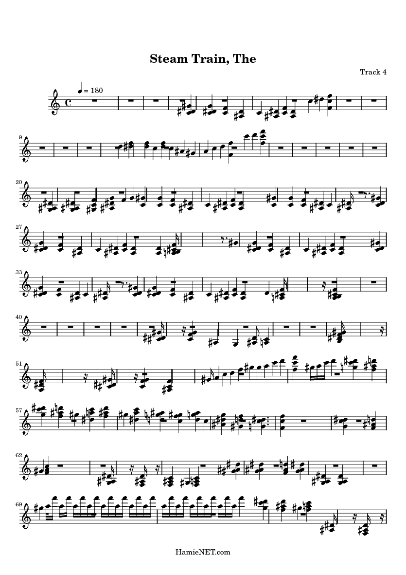 The Steam Train Sheet Music - The Steam Train Score • HamieNET.com