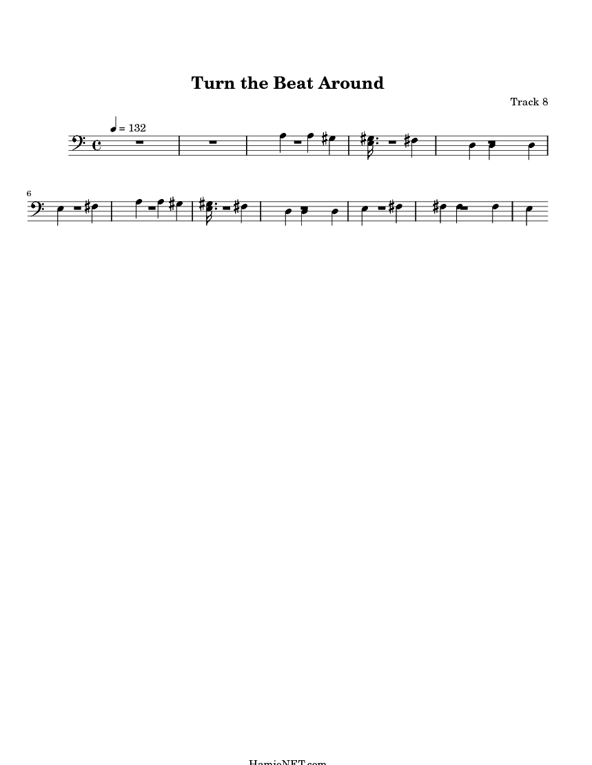 Turn the Beat Around Sheet Music - Turn the Beat Around Score ...
